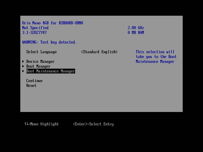 How to Change Boot Order from Jetson's Boot Menu?
